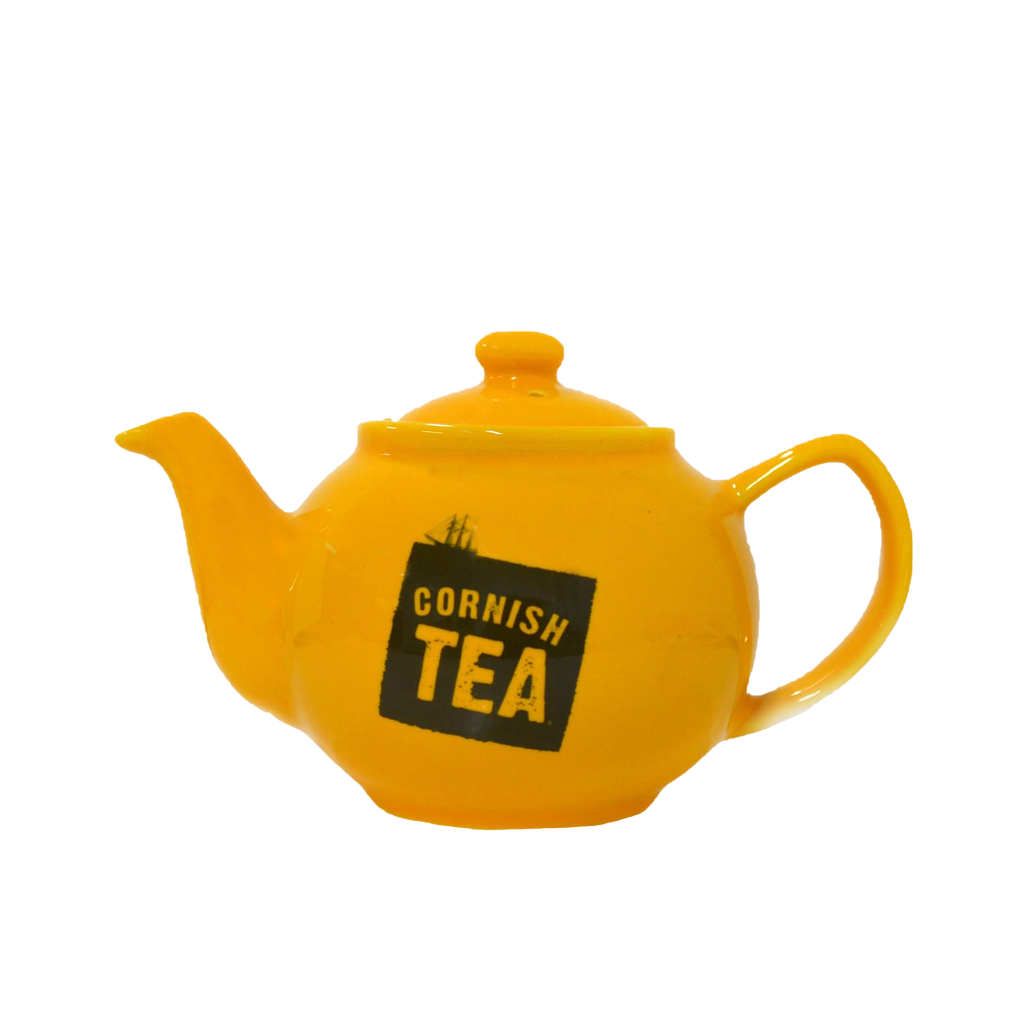Cornish Tea 2 Cup Teapot - Yellow | Cornish Tea & Cornish Coffee