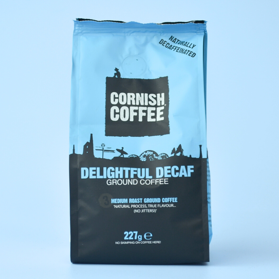 Delightful Decaf Ground Coffee | Cornish Tea & Cornish Coffee