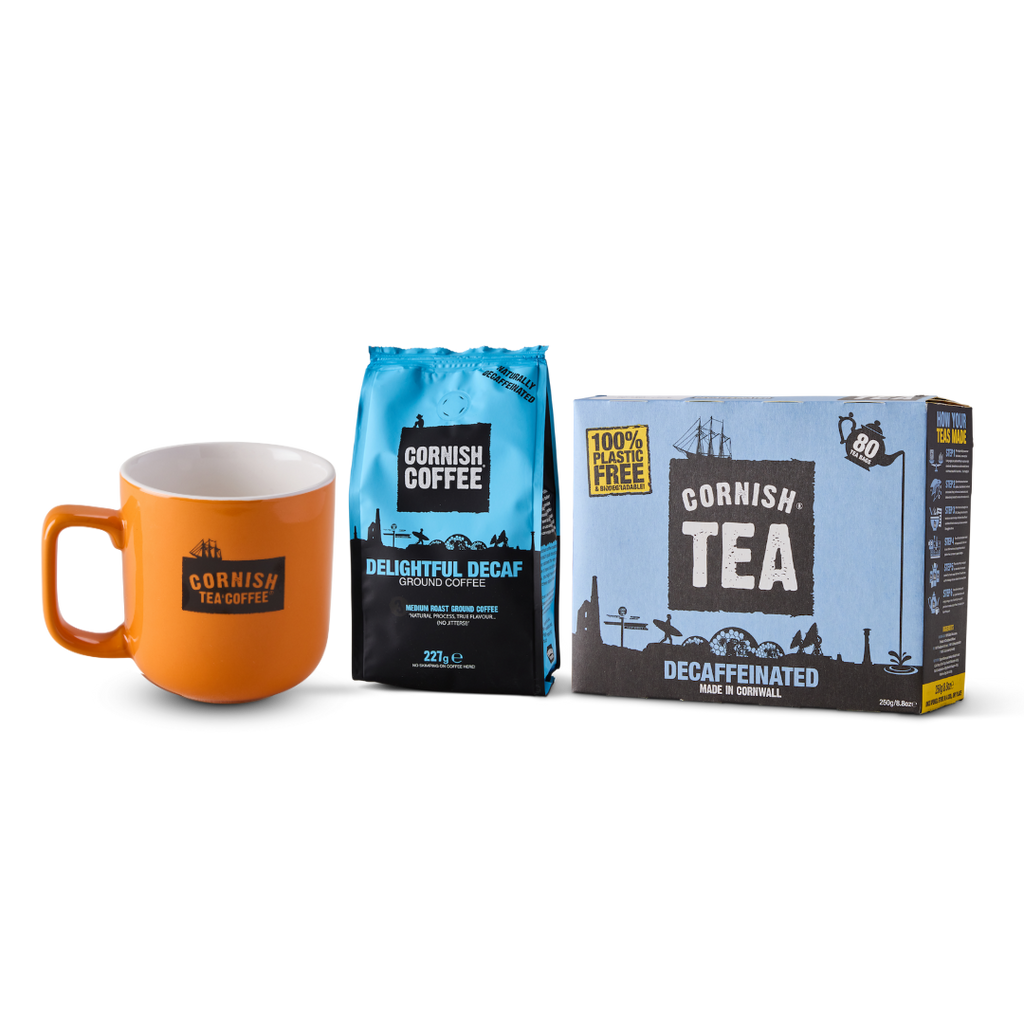 The Original Smugglers Decaf Bundle - Decaf Tea, Ground Coffee & Mug