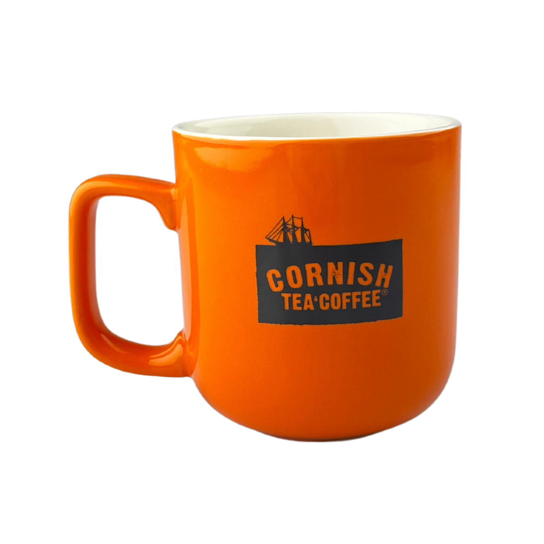 Cornish Tea Chunky Mug - Orange | Cornish Tea & Cornish Coffee