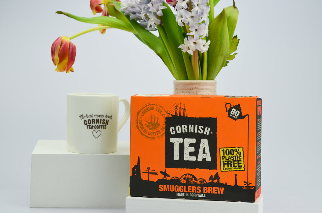 Mum's Bone White China Mug & 80's Smugglers Brew | Cornish Tea & Coffee