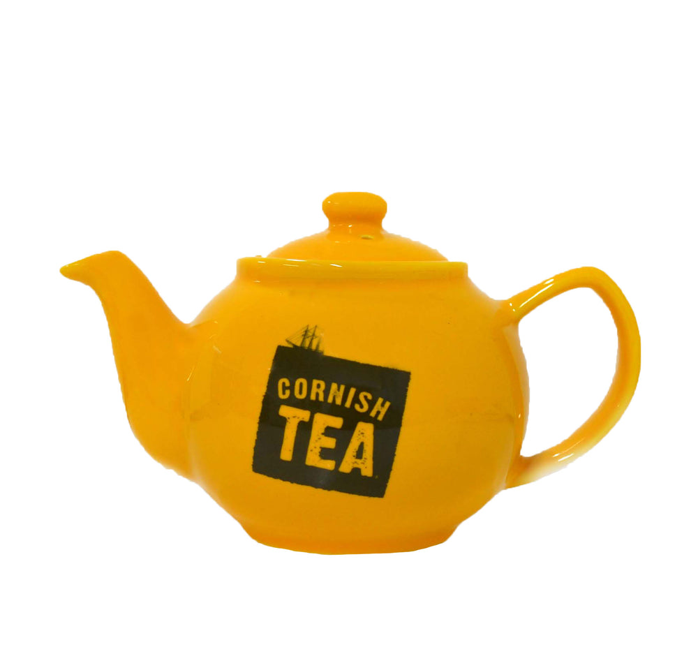Cornish Tea 2 Cup Teapot - Yellow | Cornish Tea & Cornish Coffee